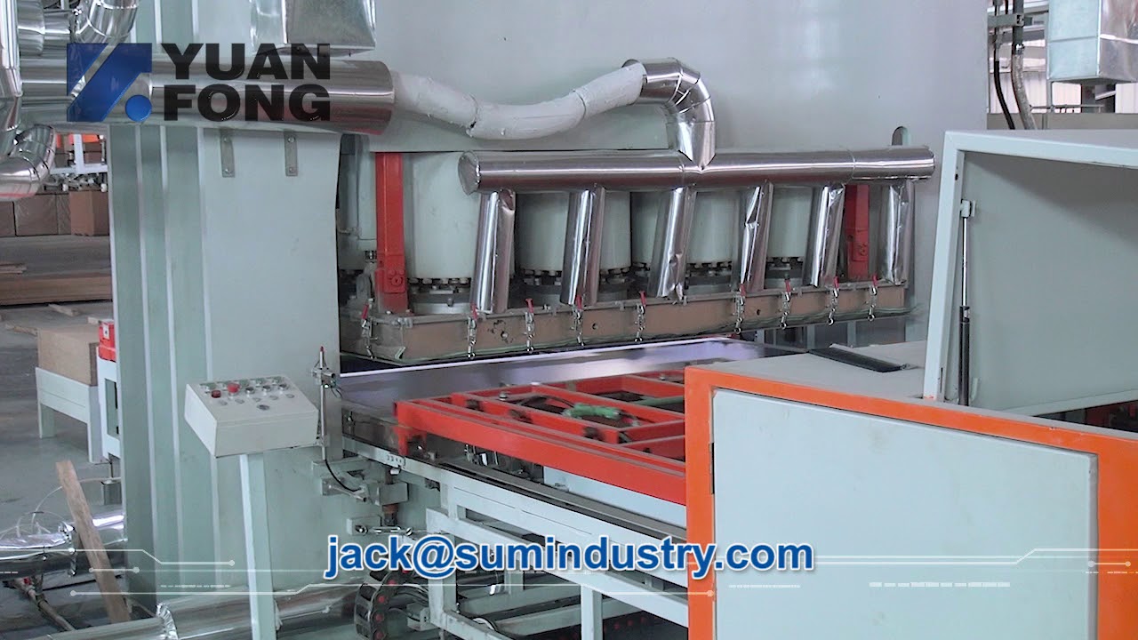 High quality hot press machine/melamine lamination press/presse de ...