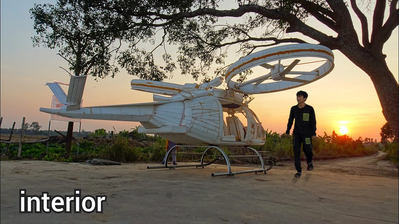 🚁Make a model avatar helicopter interior from foam. P24 - YouTube