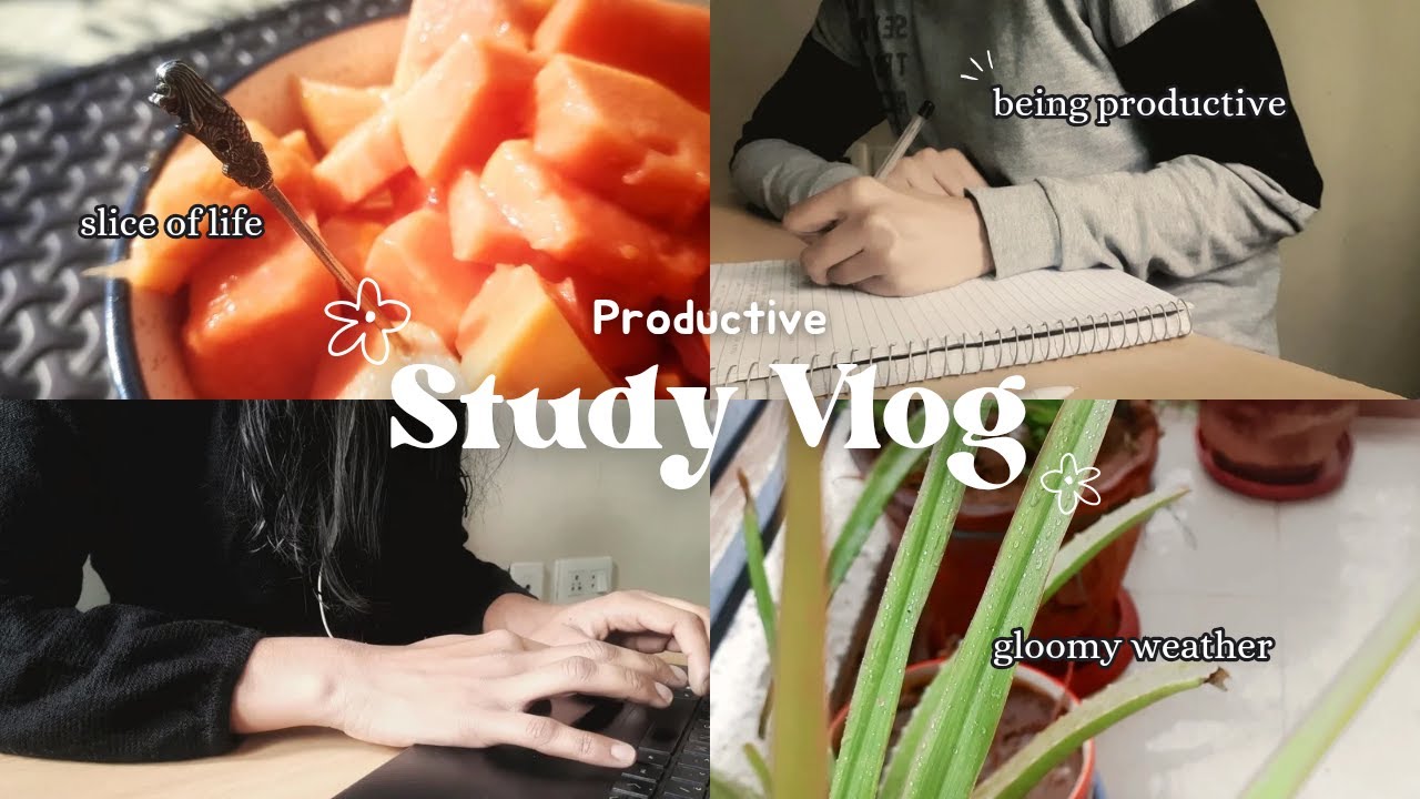 Productive Study Vlog ⭐ studying, taking notes and more - YouTube