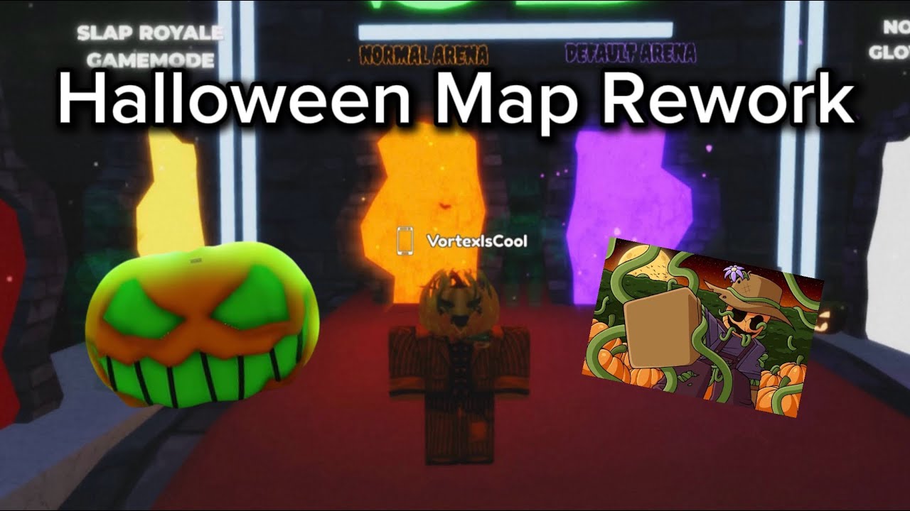 Halloween Map Rework Showcase In Slap Battles! (Roblox) - YouTube