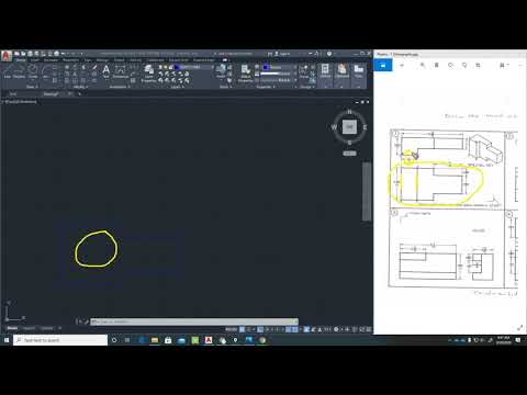 Orthographic Views (AutoCAD Drawing Demonstration) - YouTube