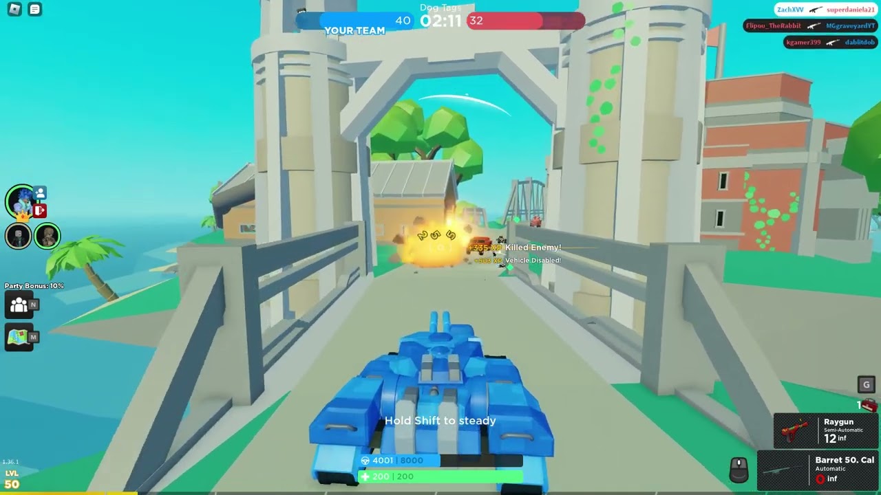 Roblox base battles Behemoth tank, frostbite sniper and stealth bomber ...