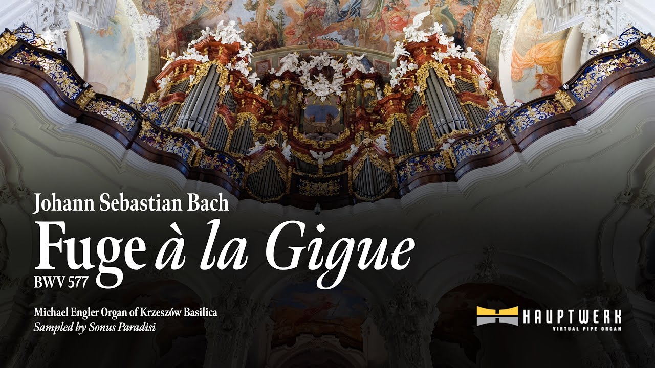 Bach – ‘Gigue’ Fugue in G major BWV 577 // Krzeszów Engler - YouTube