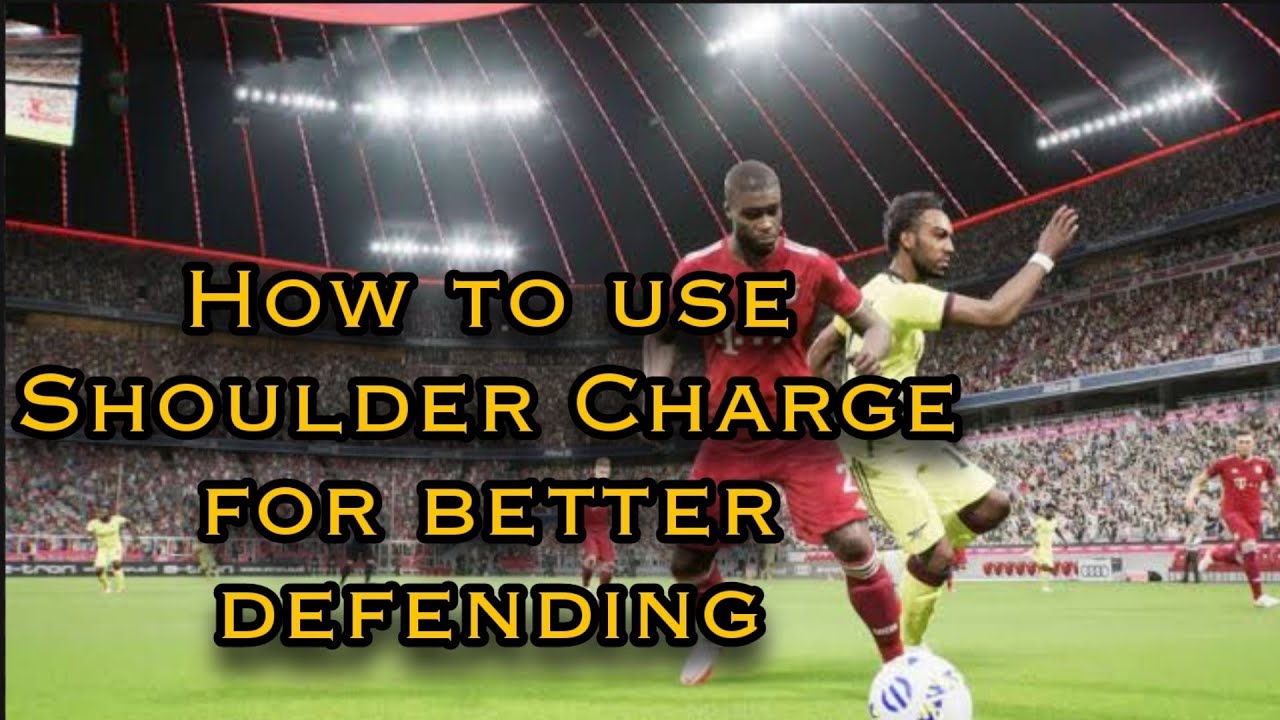 How to use Shoulder Charge for better defending in efootball 2022. # ...