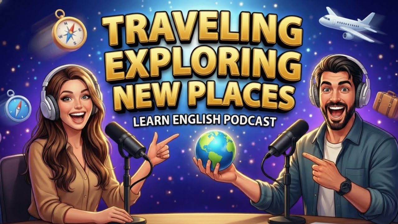 Traveling and Exploring New Places Learn English Podcast for beginners ...