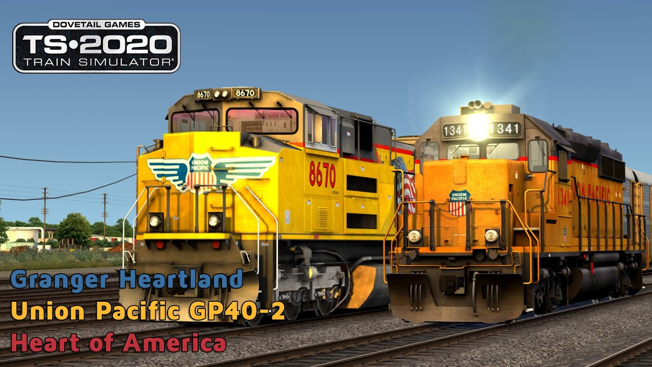 Train Simulator 2020 - Granger Heartland - Union Pacific GP40-2 - Heart ...