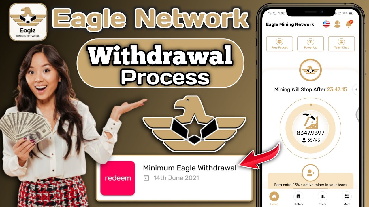 Eagle Network withdrawal process | eagle network earning money withdraw ...