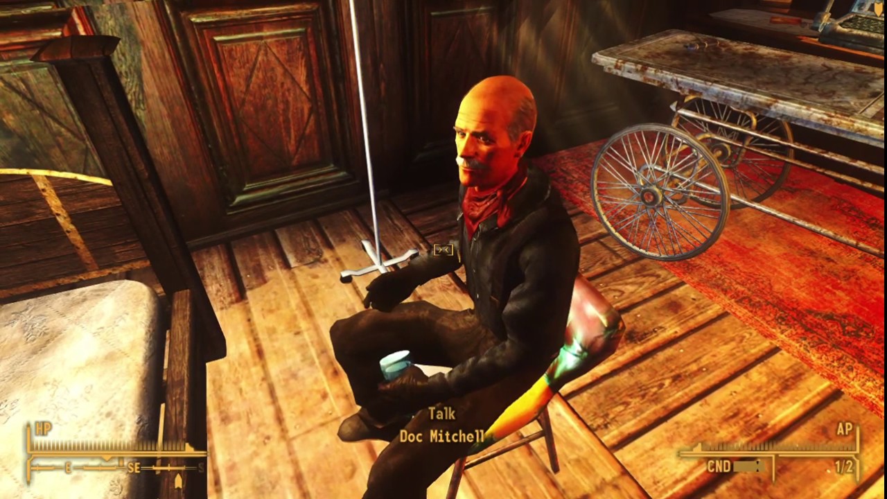 Fallout New Vegas npc´s eating bug scene - YouTube