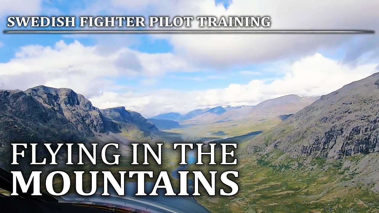 20 minutes of mountain flying as a fighter pilot student - YouTube
