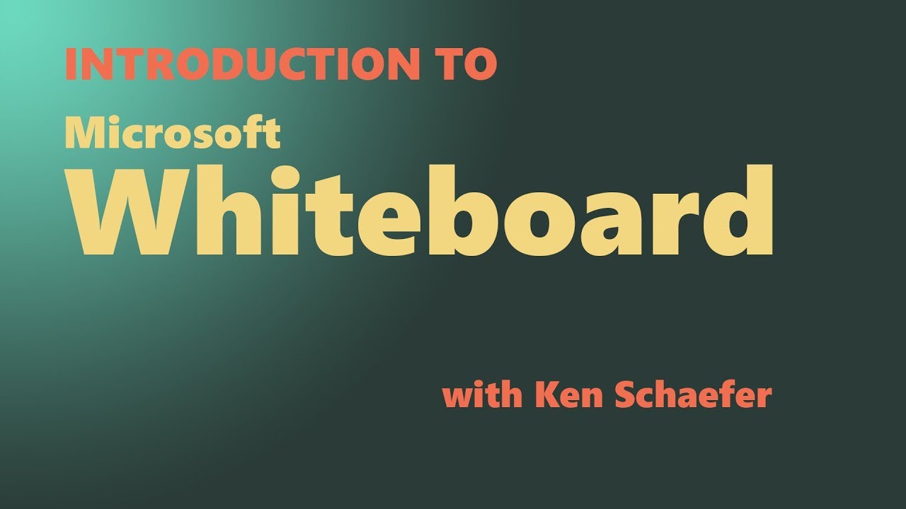 Introduction to Whiteboard - YouTube