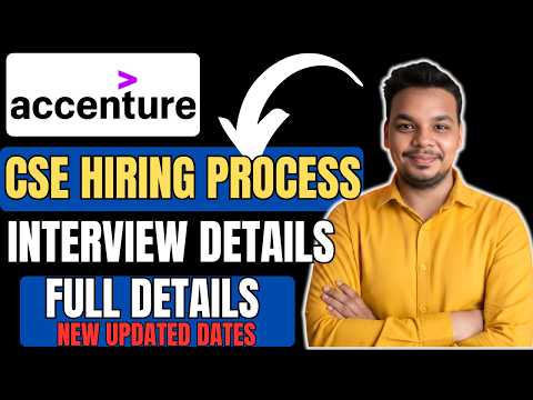 Accenture CSE Hiring & Interview Process | Custom Software Engineer | Accenture Skill Interview