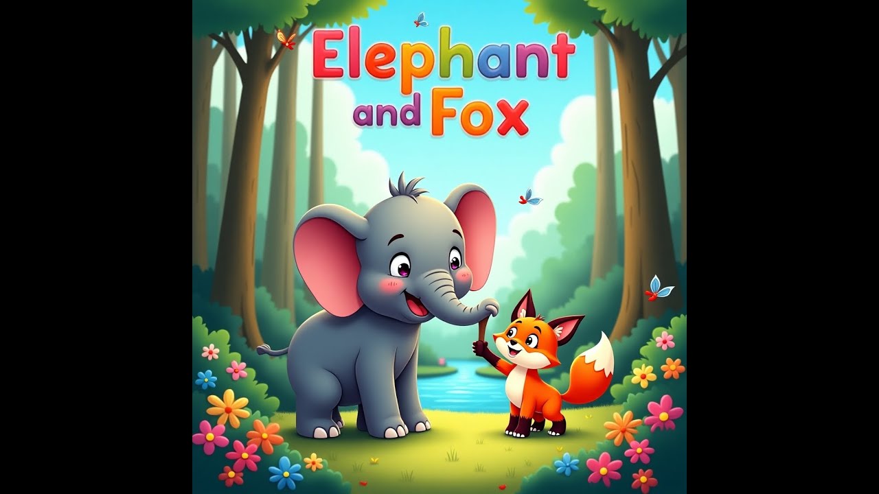 The Elephant and the Fox: A Short Moral Story for Kids About Kindness ...
