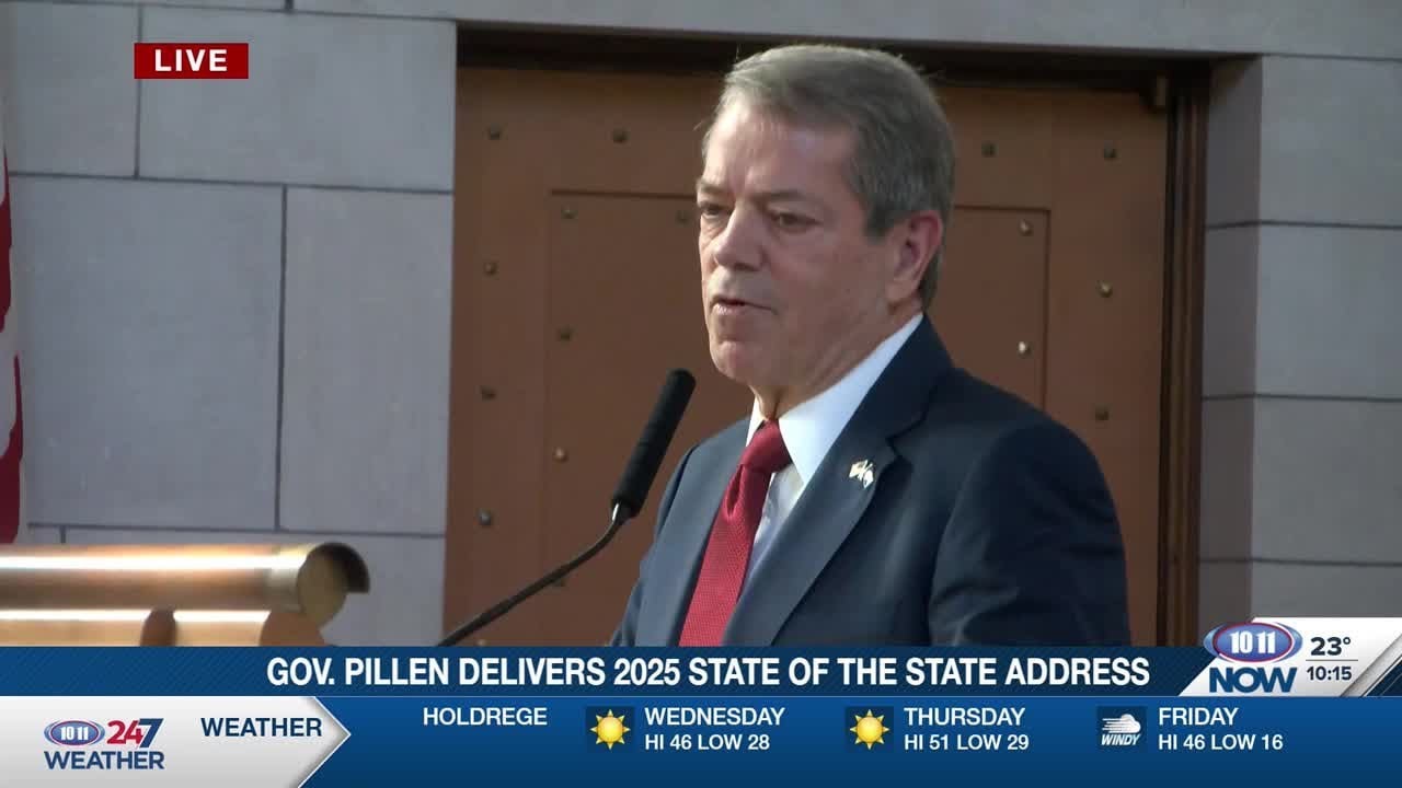 Gov. Pillen on "shrinking government" - YouTube