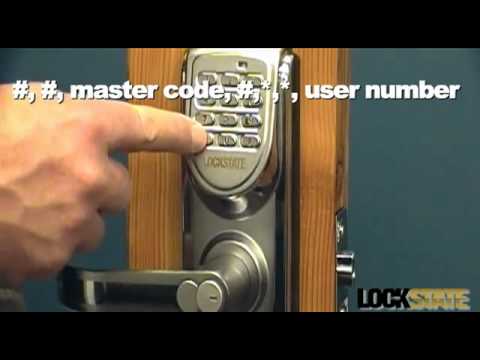 LockState 6600 Keyless Digital Door Lock - YouTube