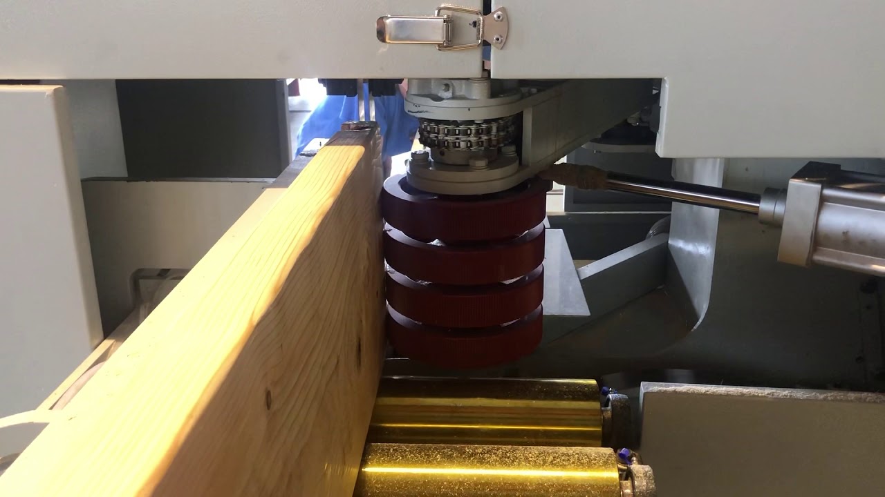 SAWYER TWIN VERTICAL BAND RESAW - YouTube