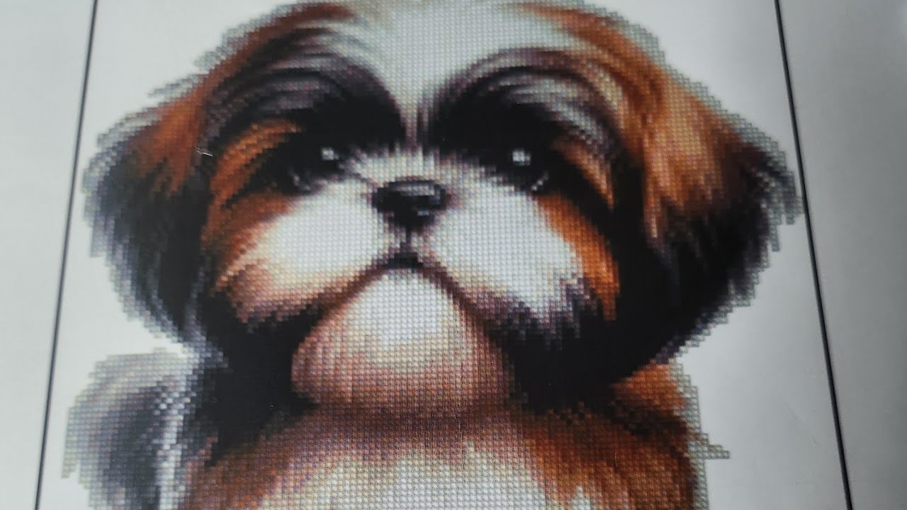 Mon doug 🩵🪡 plus unboxing pour futur duo 😁 #paintingfairycrossstitch ️ ...