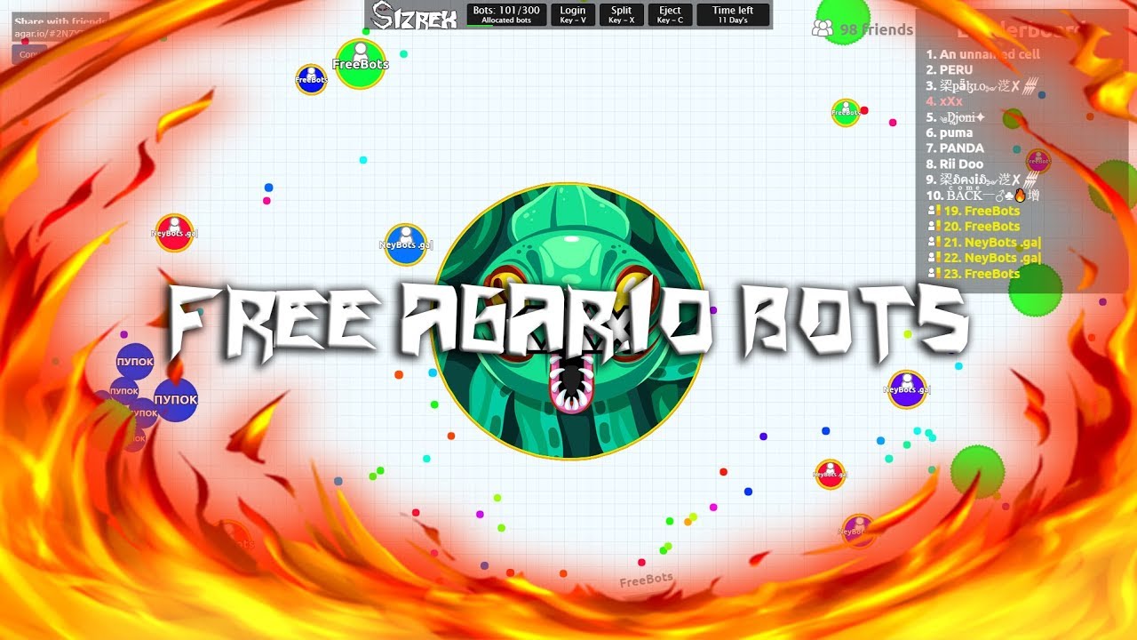 HOW TO GET FIRST FREE AGAR IO BOTS IN 2018 JUNE 13 - YouTube