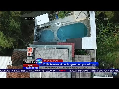 Rumah Mewah Memproduksi Miras Oplosan di Gerebek NET24