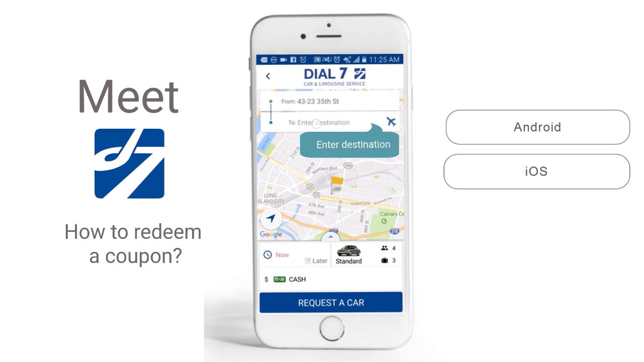 How to redeem a coupon in the Dial 7 mobile app? - YouTube