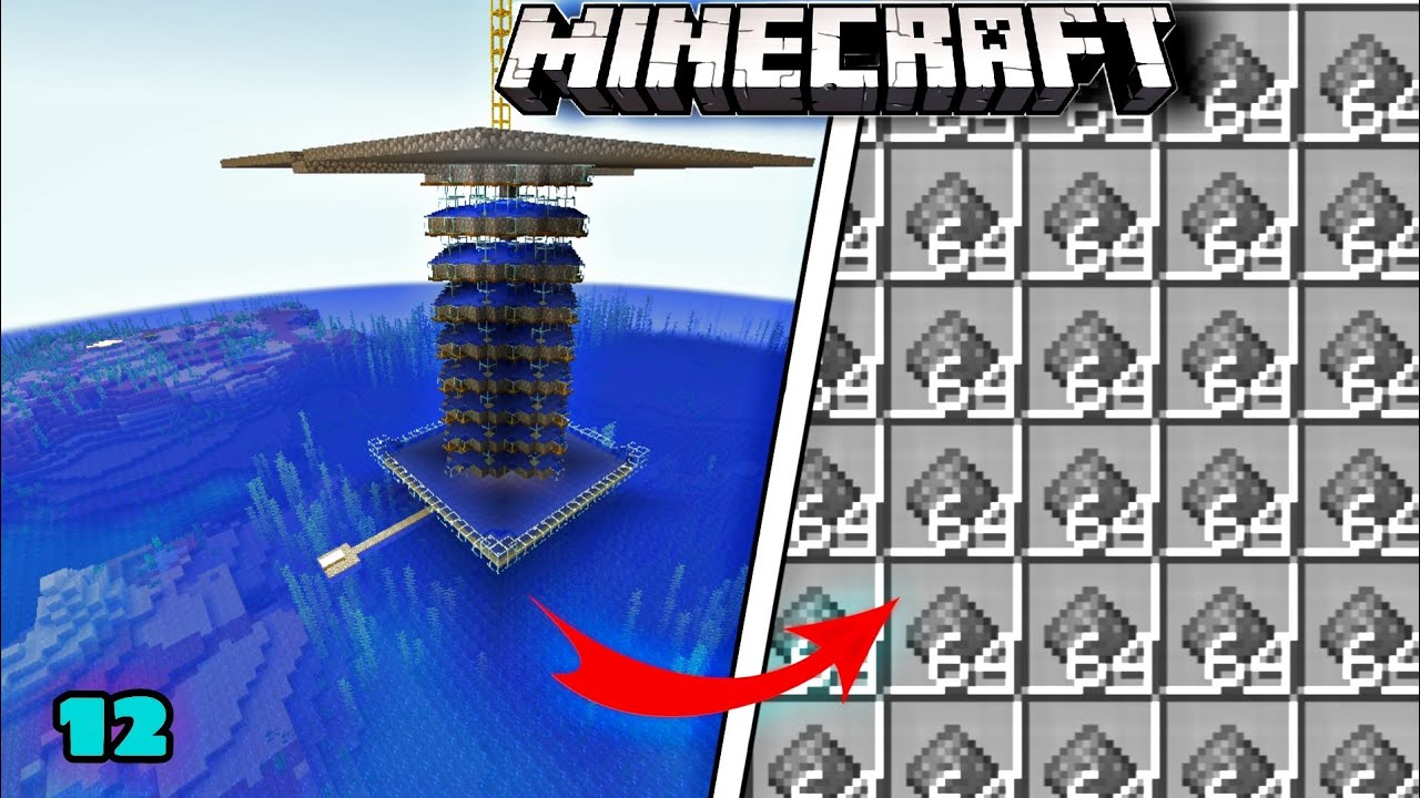 I make fully automatic gunpowder farm In my world 😨 | Minecraft ...