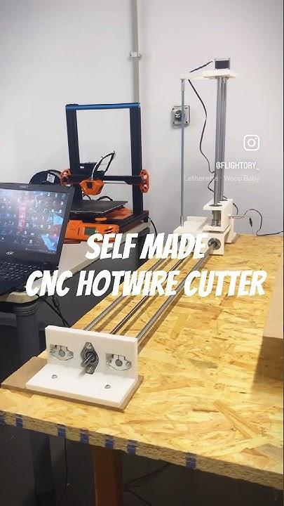 Self made CNC HOTWIRE CUTTER - YouTube