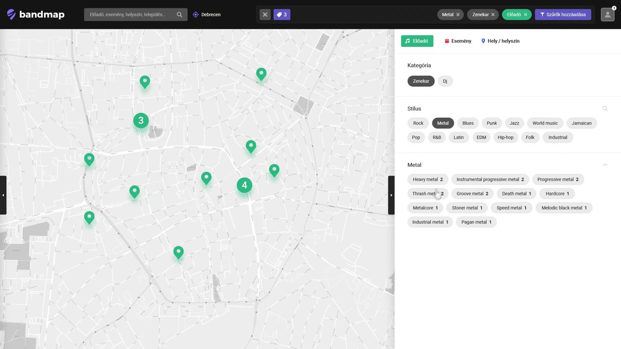 bandmap desktop search flow concept - YouTube
