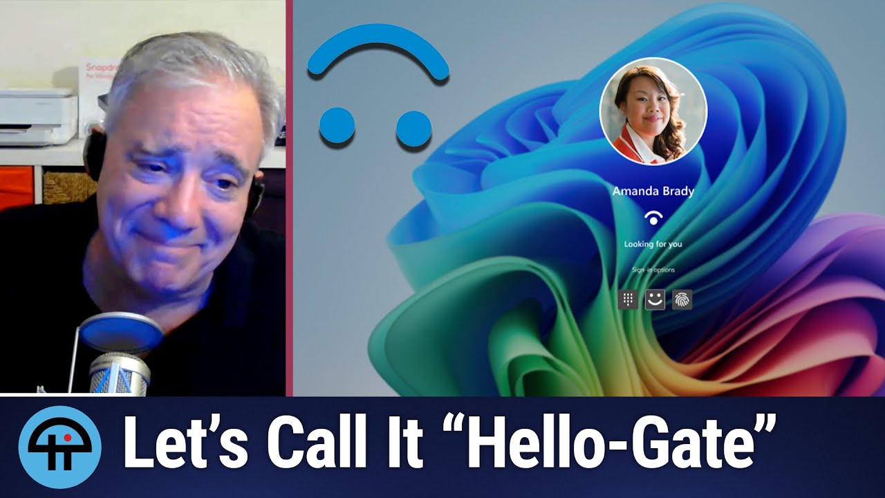 Windows Hello Facial Recognition Issues in the Dark - YouTube