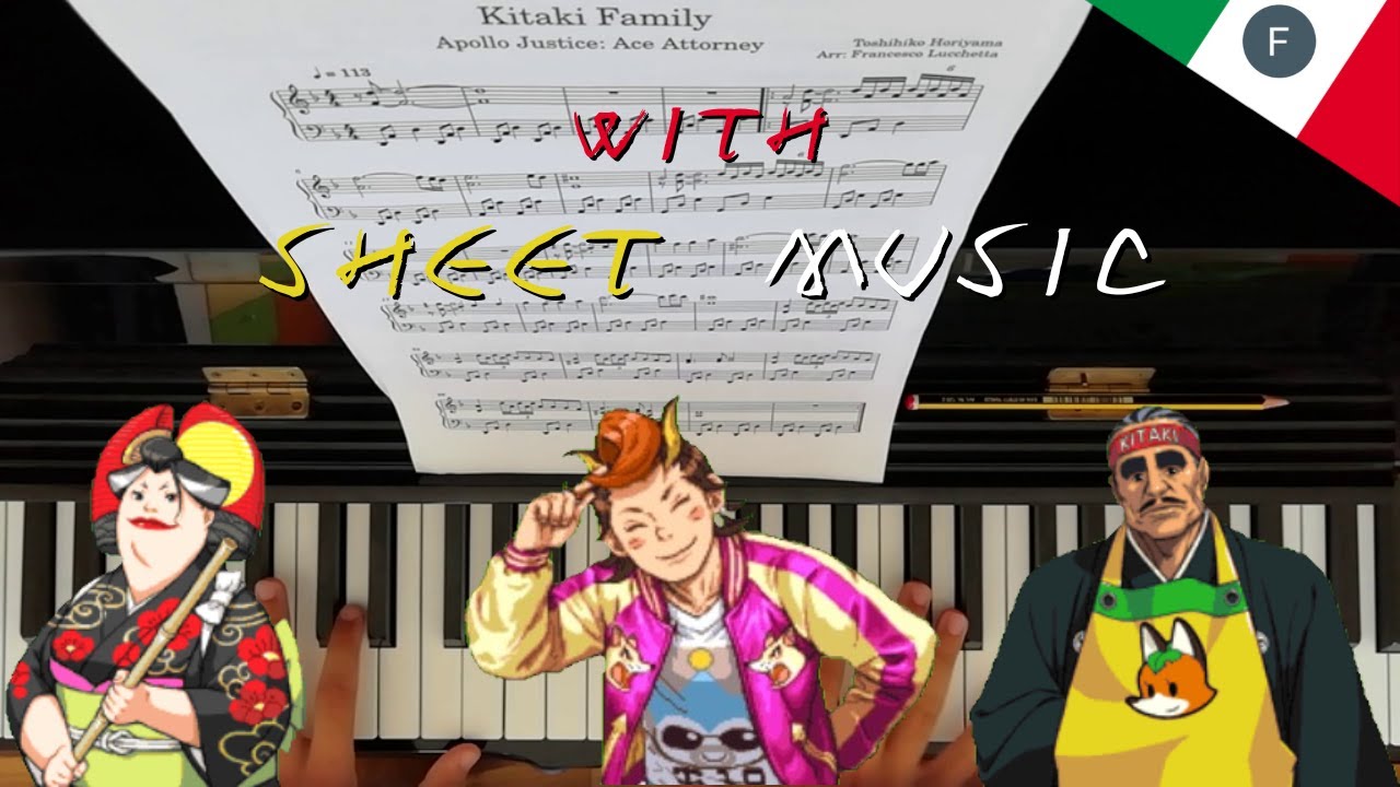 Kitaki Family Piano Cover (Apollo Justice: Ace Attorney) - YouTube