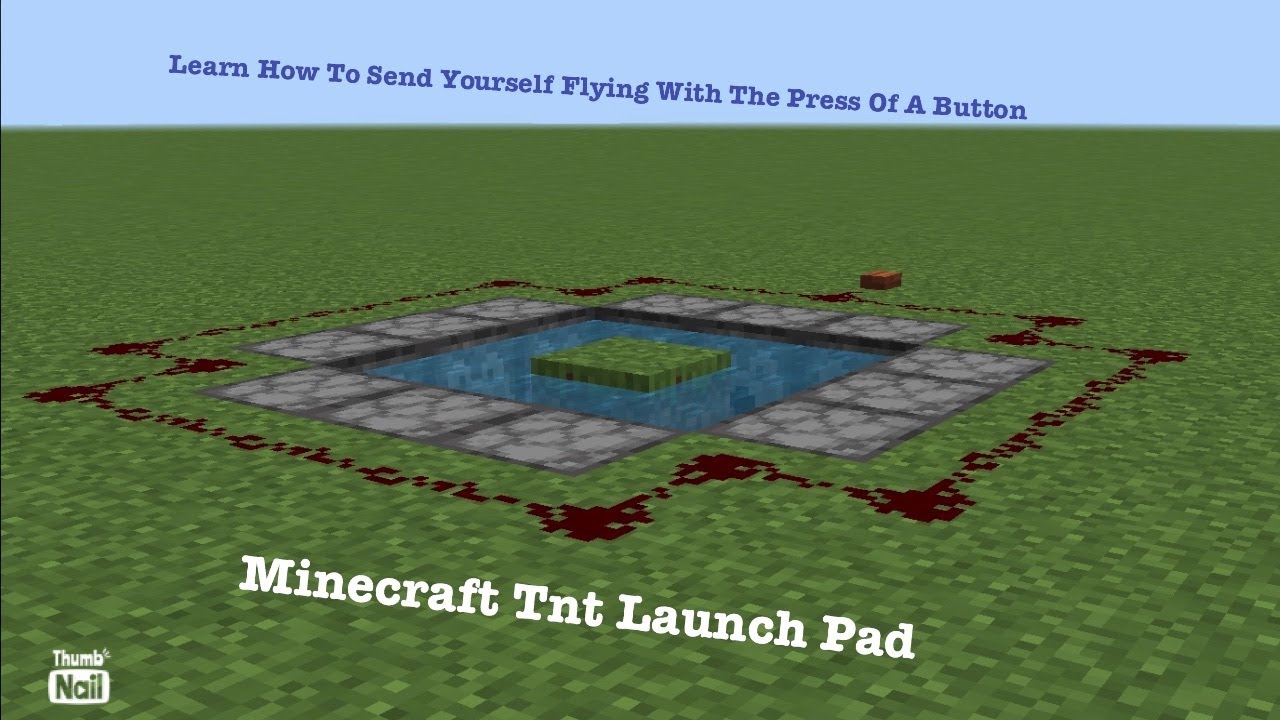 How to build a Minecraft TNT launchpad - YouTube