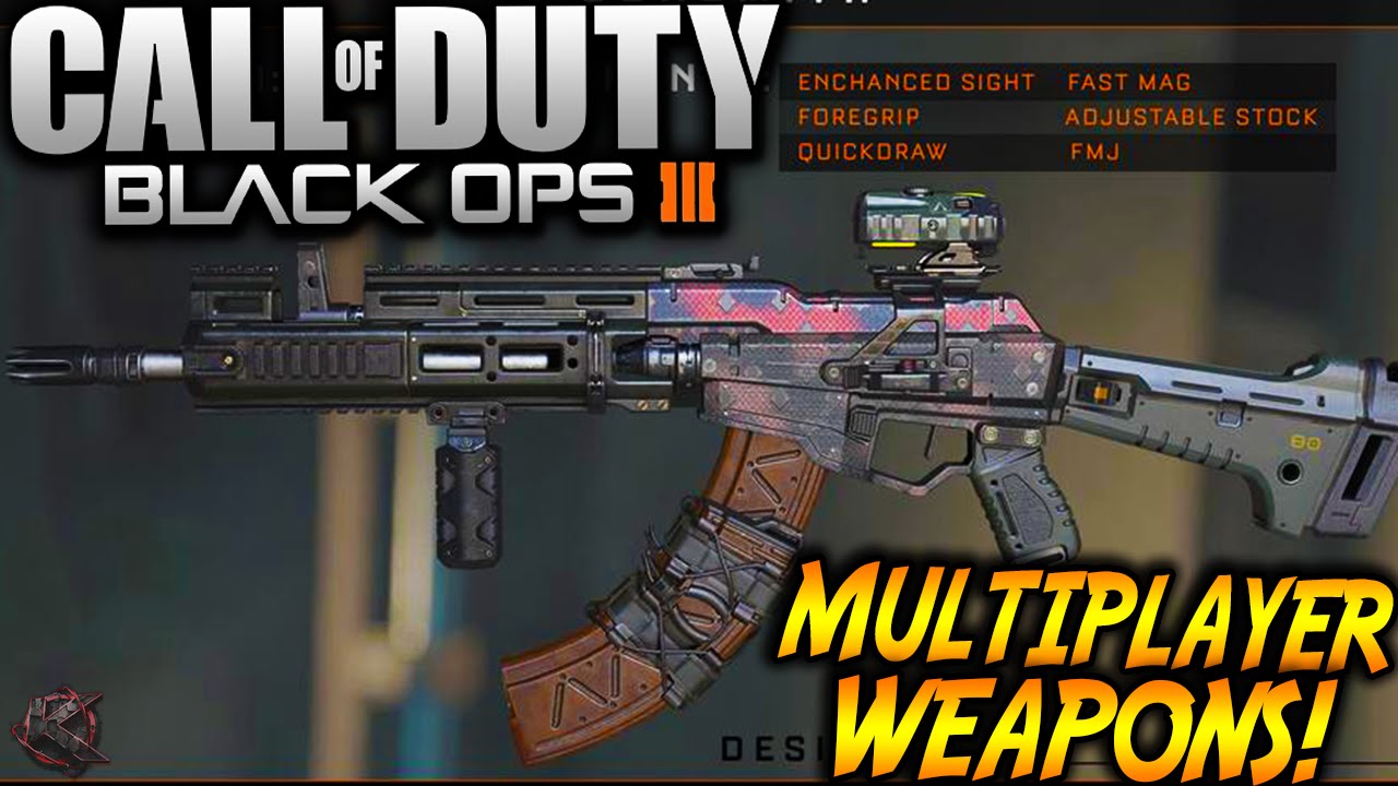 Black Ops 3 - Weapons CONFIRMED in Multiplayer - Black Ops 3 ...