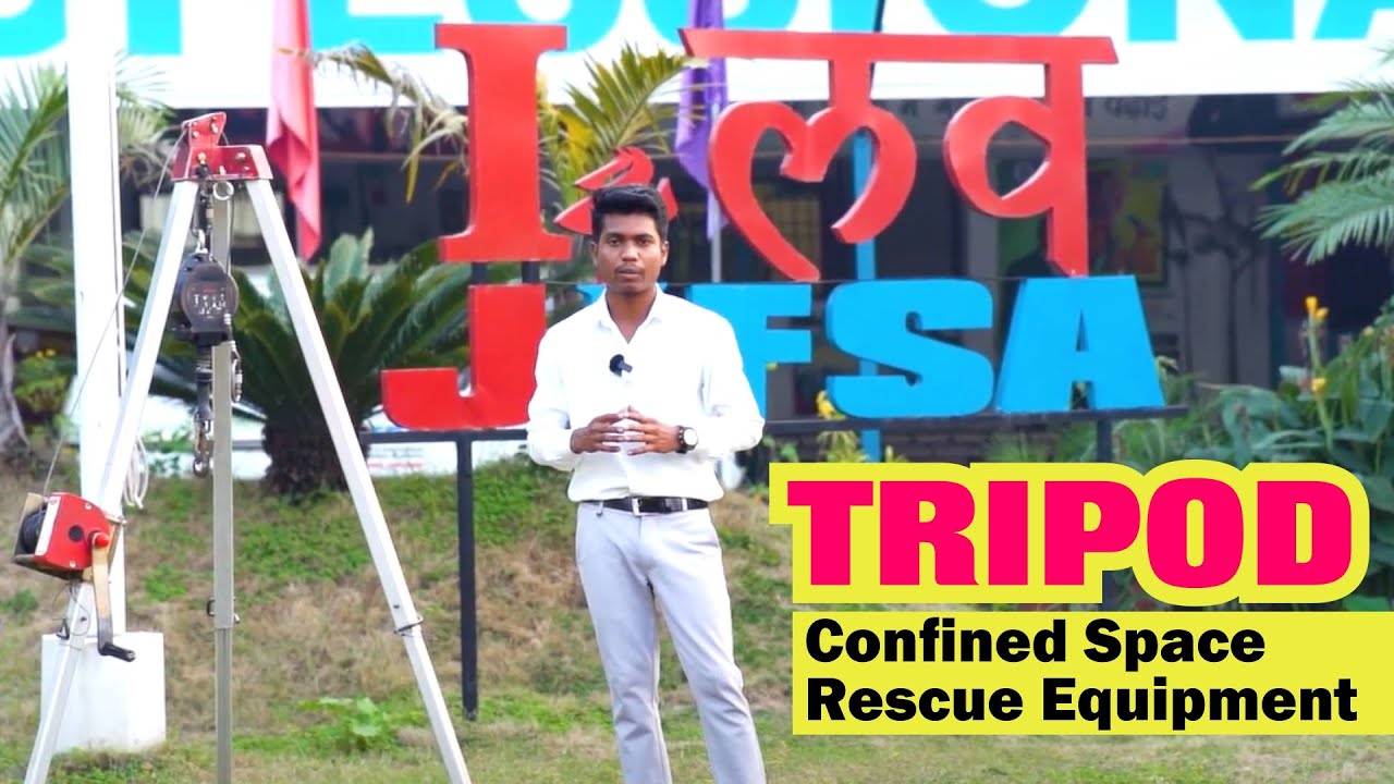 Retrieval Tripod - Confined Space Rescue Equipment Details in Hindi # ...