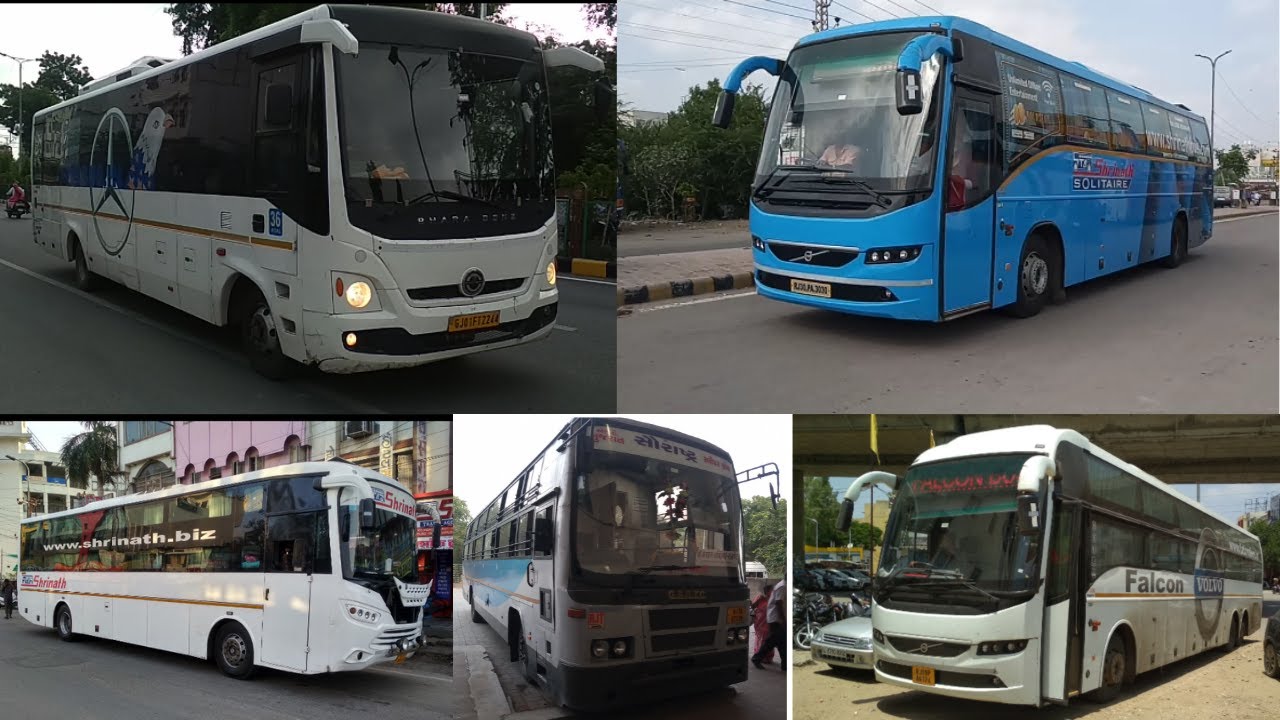 Arrival & Departure of Interstate Buses In Udaipur I - YouTube