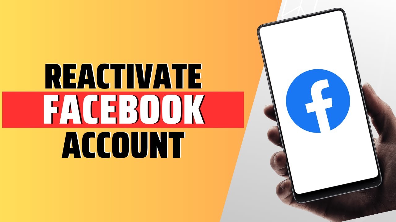 How to reactivate facebook account - YouTube