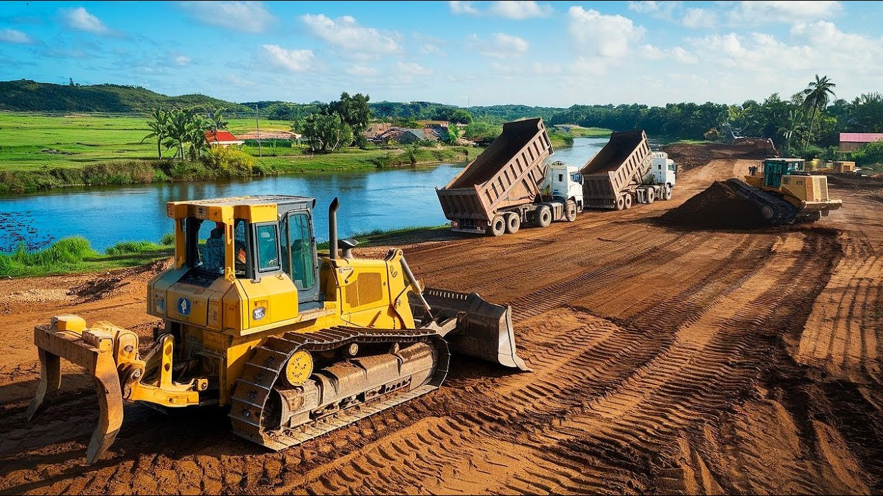 Best Heavy Machinery at Work: Bulldozers and Dump Trucks Shaping the ...