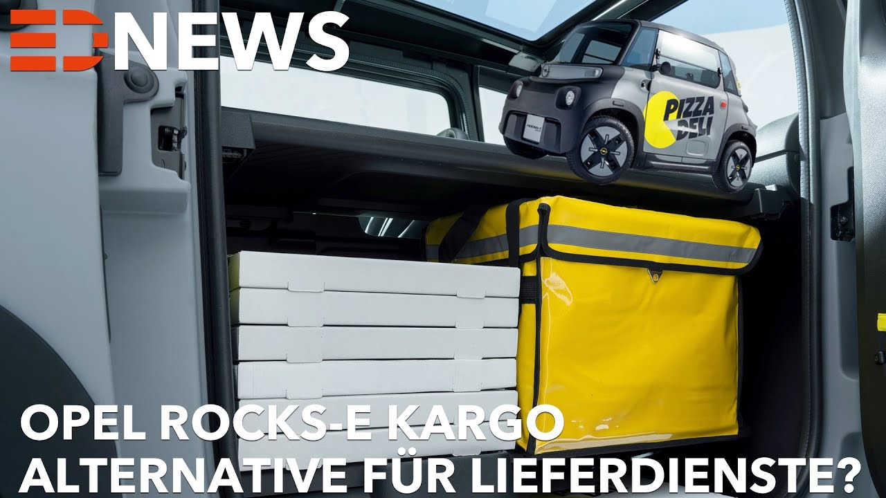 2022 Opel Rocks-e Kargo | günstige Alternative für Lieferdienste ...