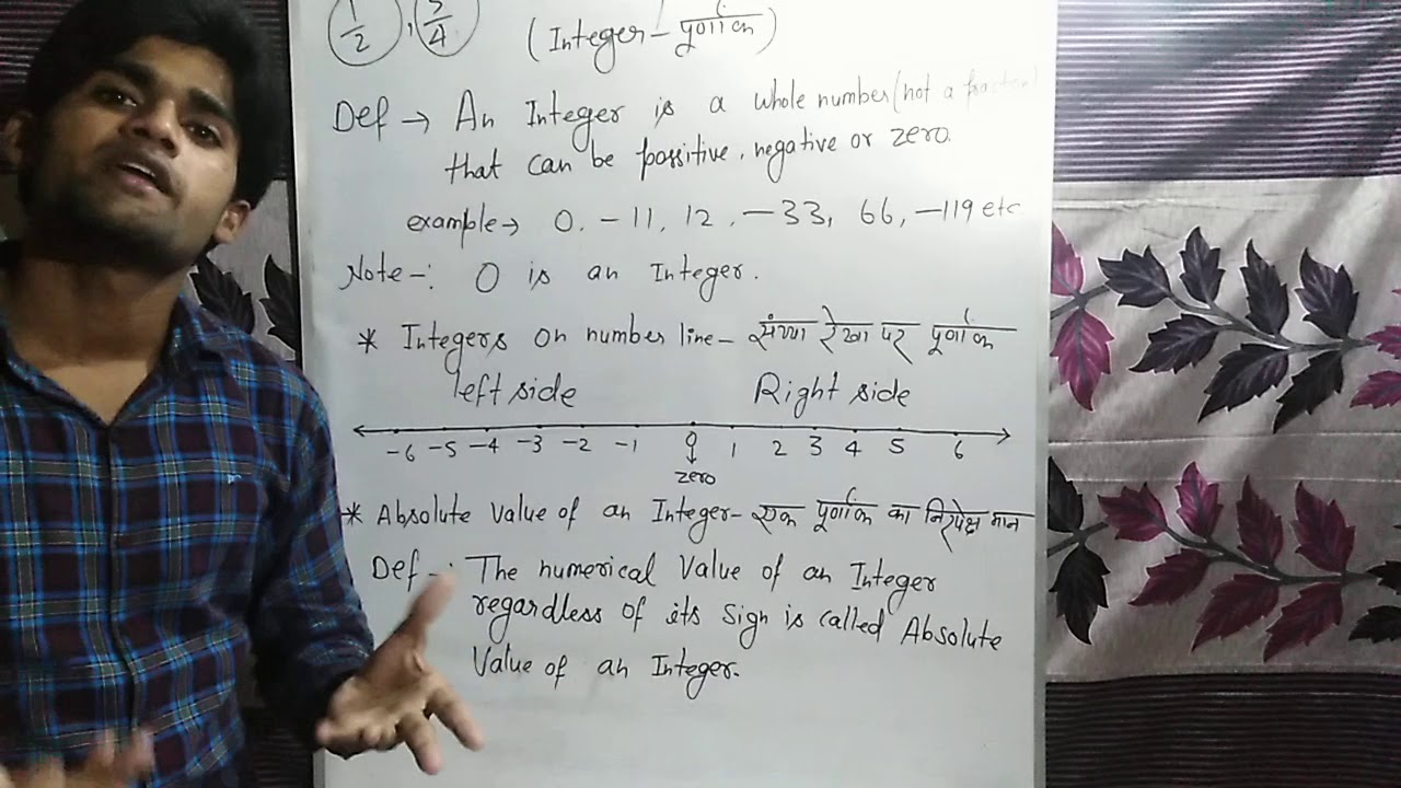 "Integer" Chapter 1 - Introduction - Class 7,@Aimacademy ...
