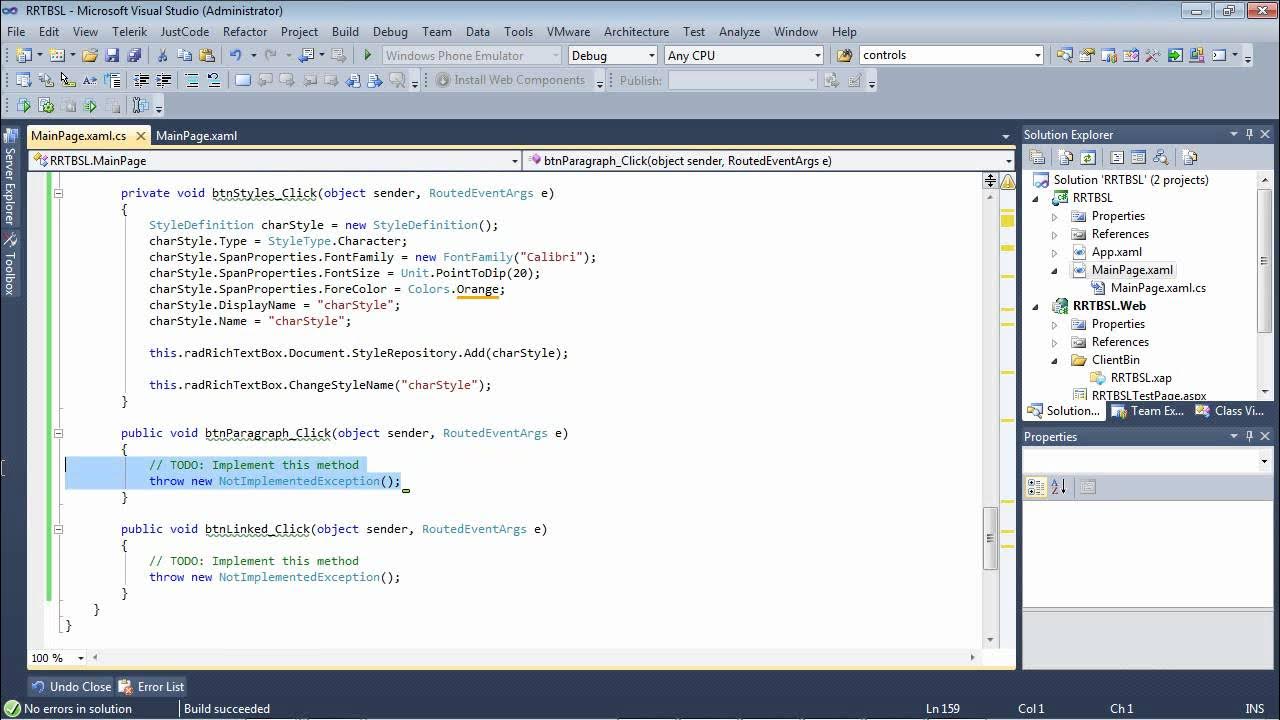RichTextbox - Part 6: Working with Styles (Silverlight & WPF) - YouTube