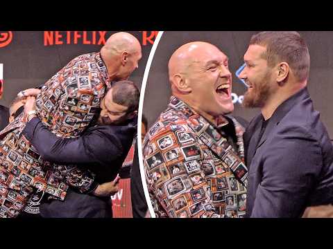 FACE OFF: Tyson Fury vs. Arslanbek Makhmudov • BEAR HUG!! | Netflix Boxing