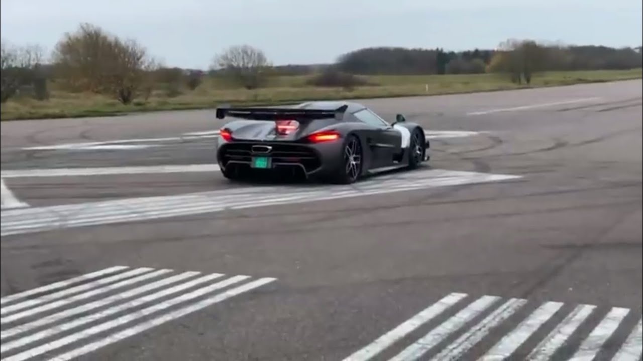 KOENIGSEGG JESKO testing - YouTube