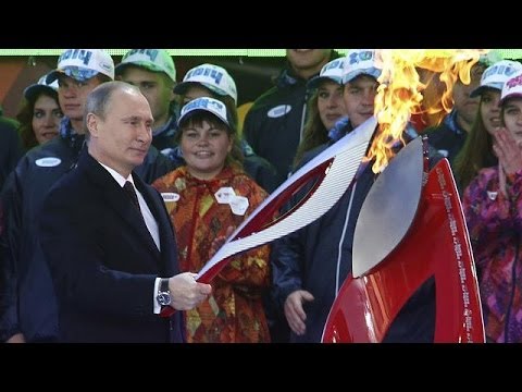 Değişik yönler ile Soçi Kış Olimpiyat Oyunları - reporter
