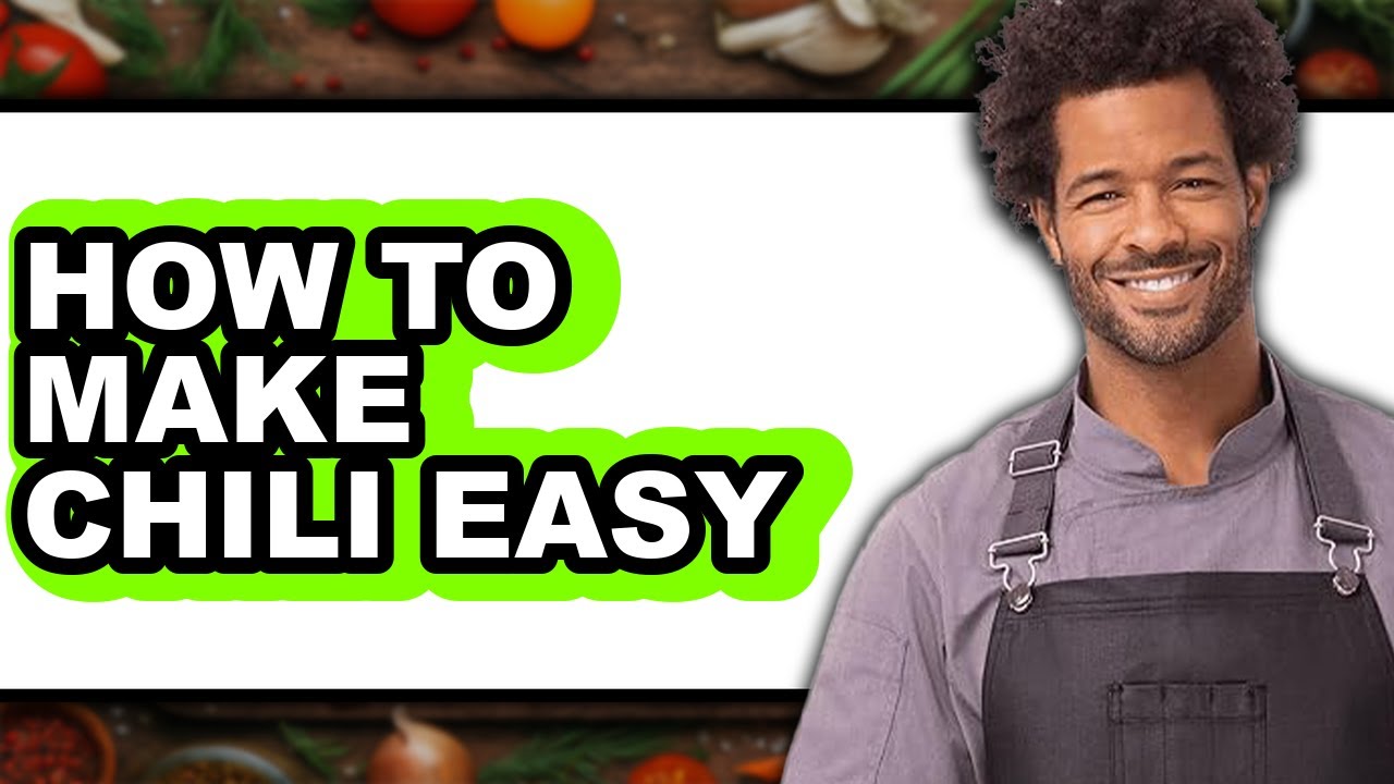 How to Make Chili Easy (Easy Method) - YouTube