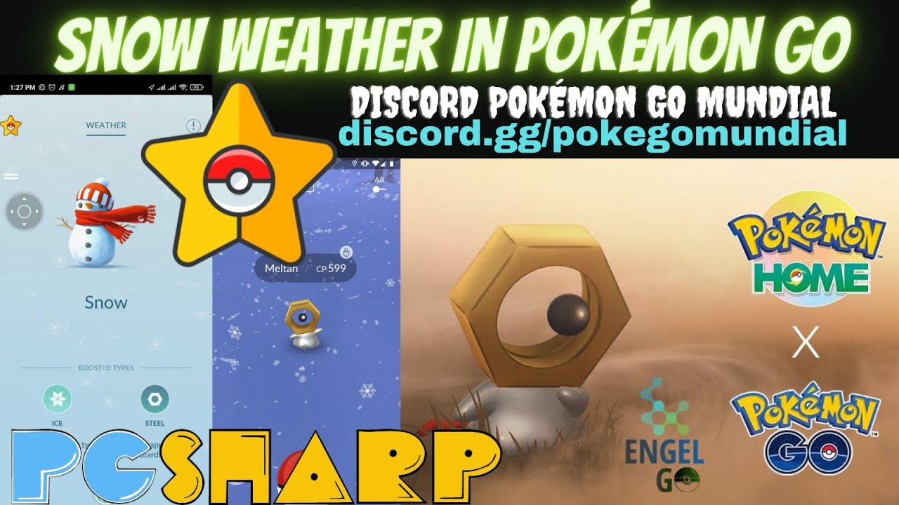 🕹️☃️🥶 ️PGSHARP How to find Snow Weather in Pokémon GO (Open a Mystery ...