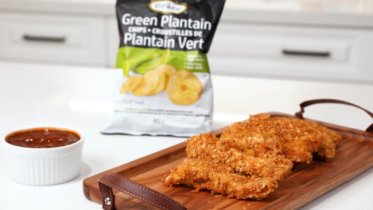 Crispy Plantain Chip Chicken Tenders | Easy Caribbean-Inspired Recipe ...