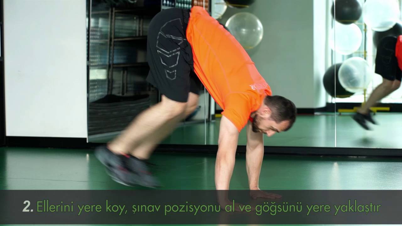 Burpees w push up and Stand up - YouTube