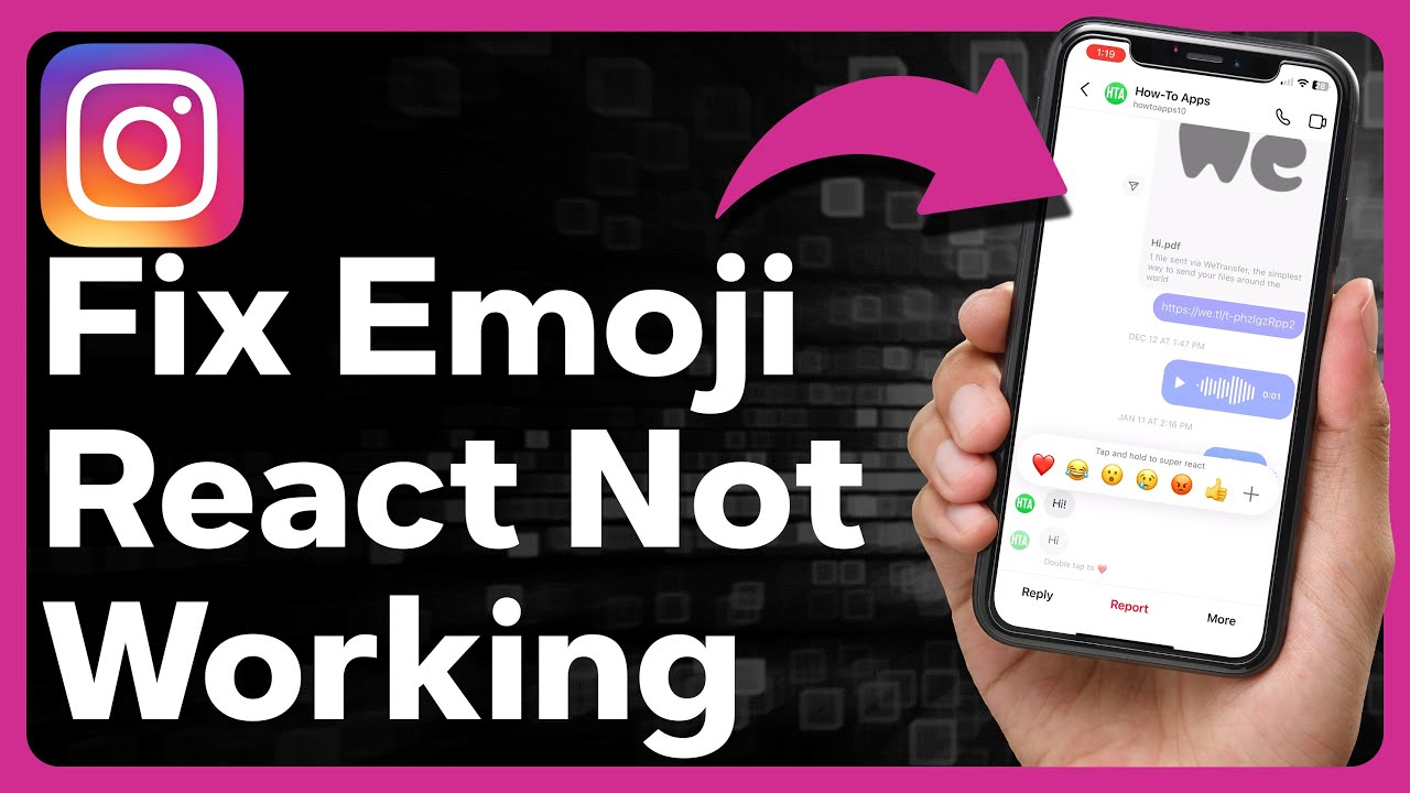 How To Fix Instagram Emoji Reaction Not Working - YouTube