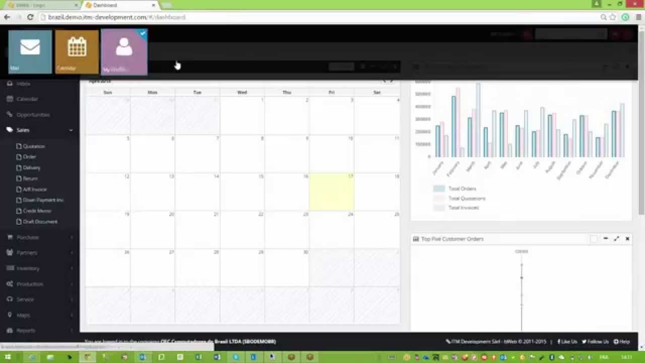 bWEB - Full Web Client para SAP Business One - YouTube