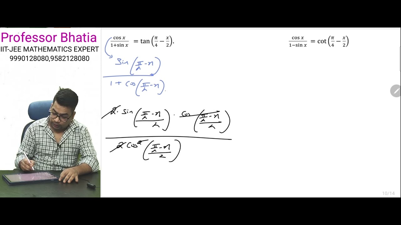 Trigonometry Series L-10|Some expression converted into Tan| Professor ...