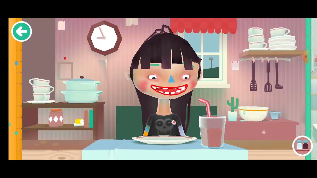 playing Toca Kitchen 2: Episode 2: noodles and Watermelon juice - YouTube