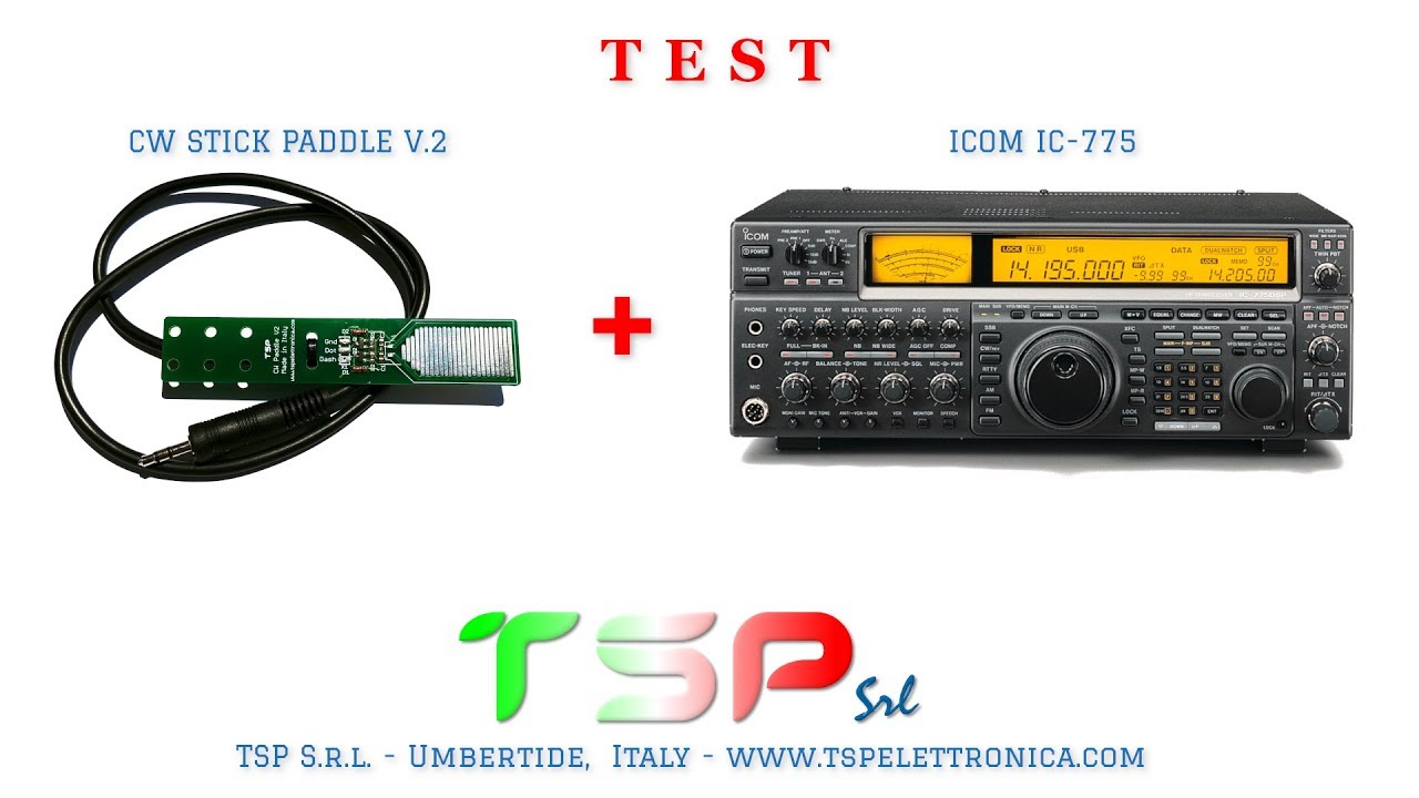 Test of a CW Stick 2 with an IC-775 - YouTube