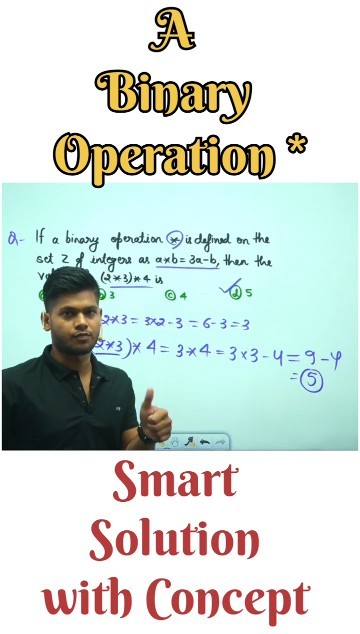 #12th maths,A Binary operation - YouTube